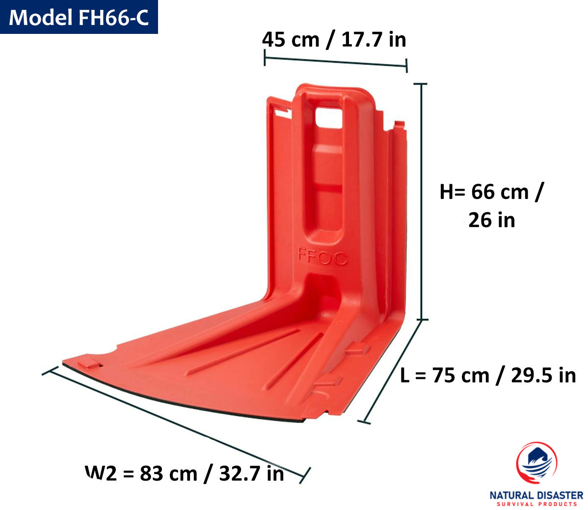 Flood Barriers Model FH66-C – Natural Disaster Survival Products